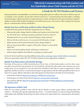 Effectively Communicating with Policymakers and Key Stakeholders about ...