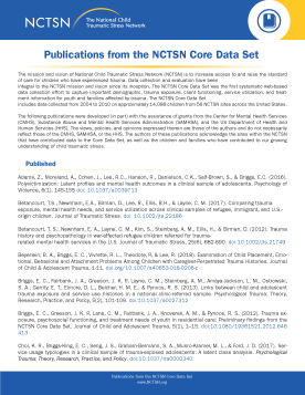 Publications from the NCTSN Core Data Set | The National Child ...